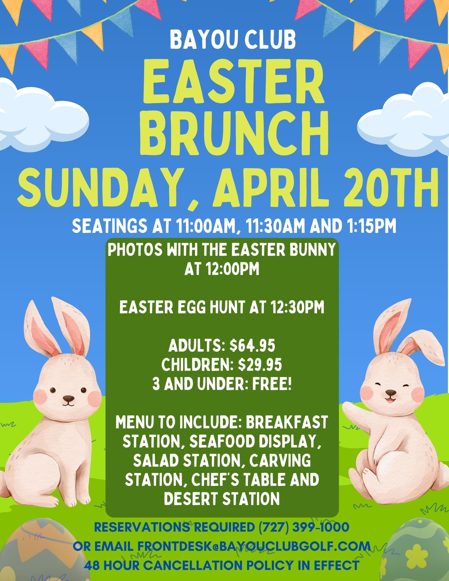 Easter Brunch - RSVP Today!